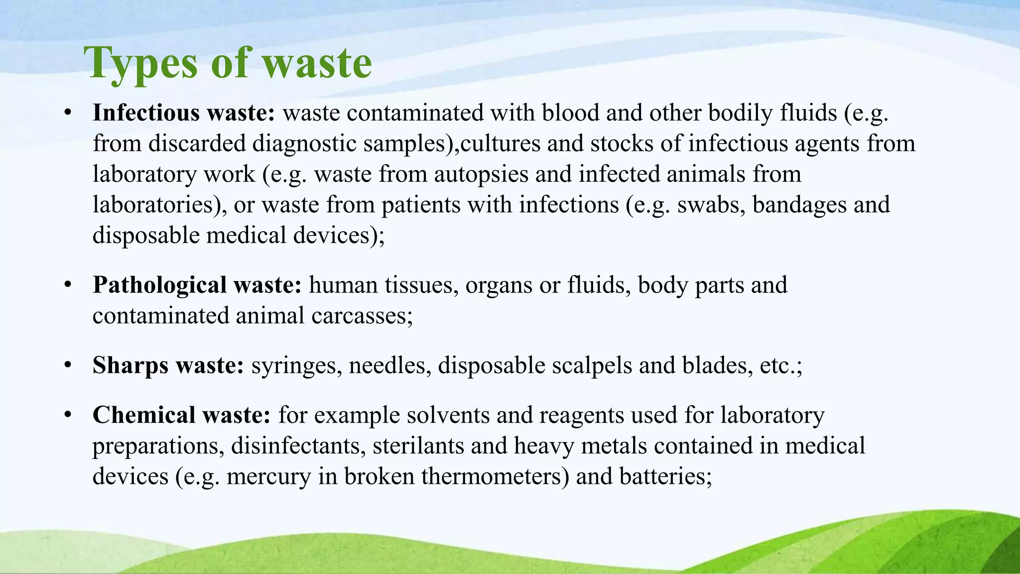 Bio medical waste management | PPTX