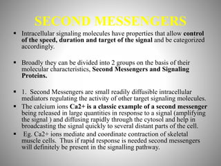 Molecular interaction, Regulation and Signalling receptors and vesicles ...