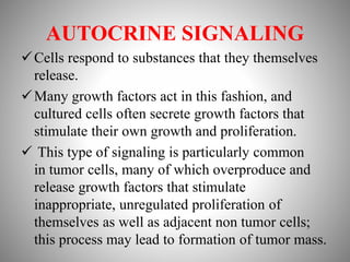 Molecular interaction, Regulation and Signalling receptors and vesicles ...