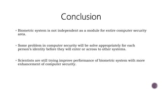 Bio metric security | PPT
