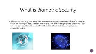 Bio metric security | PPT