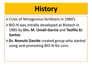 Bio-N for Corn Production Technology.pptx