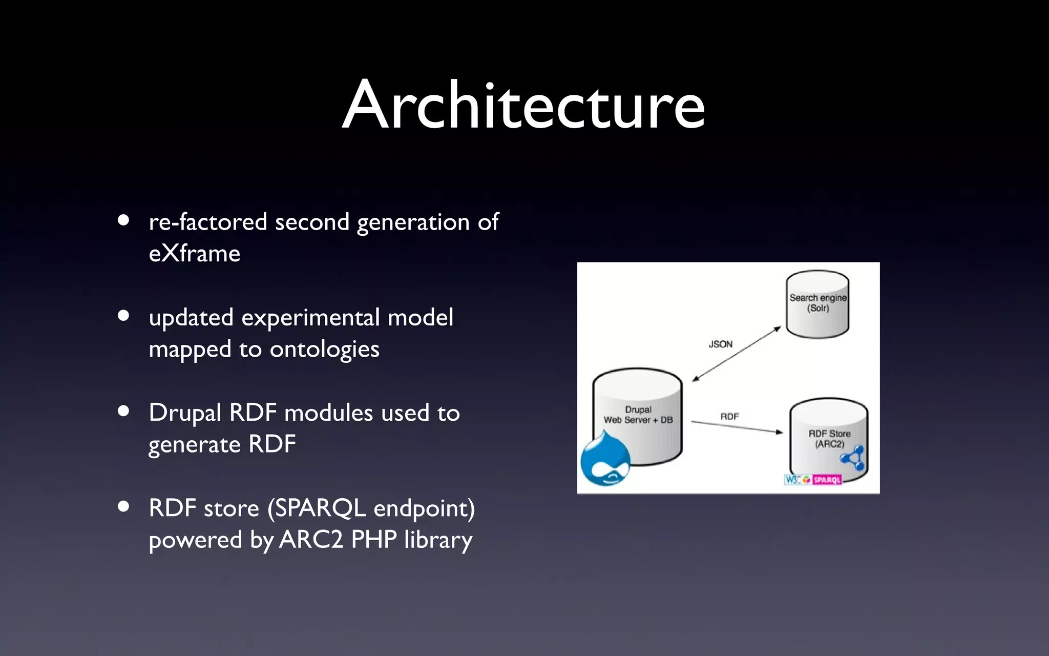 exFrame: a Semantic Web Platform for Genomics Experiments | PPT