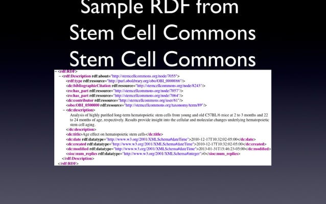 exFrame: a Semantic Web Platform for Genomics Experiments | PPT