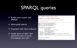 exFrame: a Semantic Web Platform for Genomics Experiments | PPT