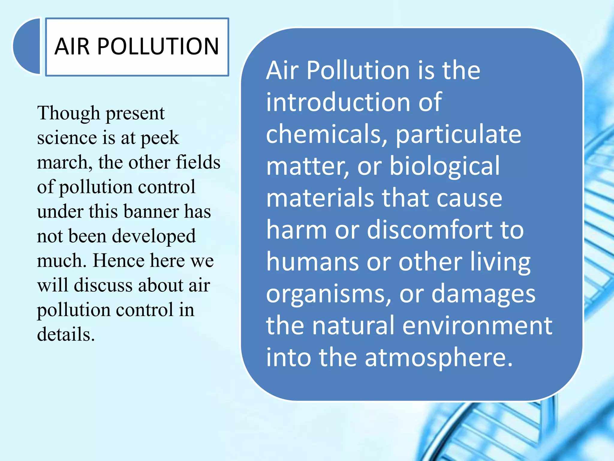 Bio oxidation- a technology for sustainable pollution control | PPT