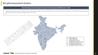 Bio-pharmaceuticals Industry in India (2018-2023) - Snippets of the Market Research Report | PPTX