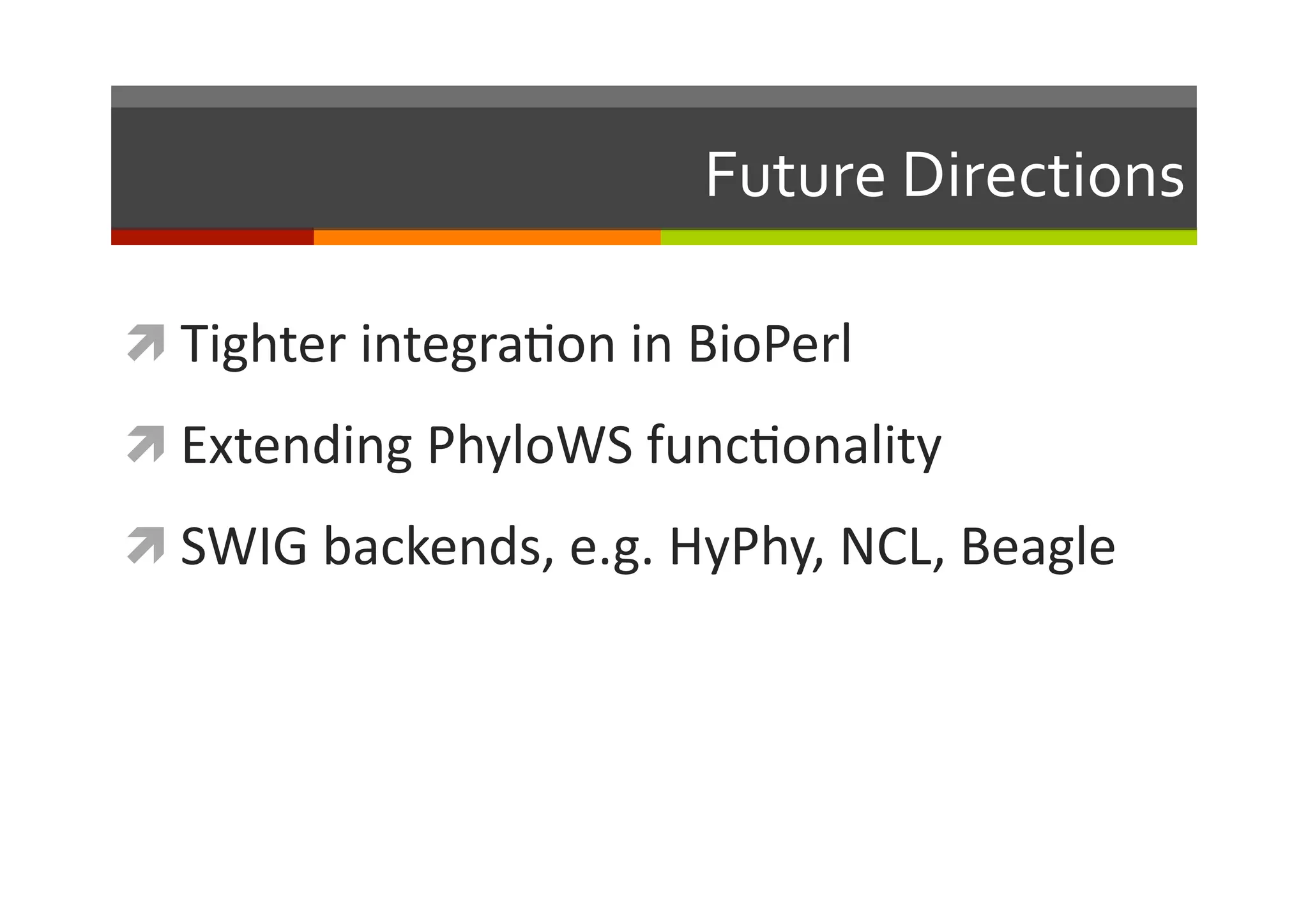 Bio::Phylo - phyloinformatic analysis using perl | PPT
