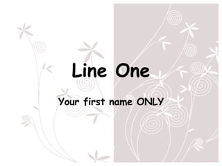 Bio Poem Intro and Directions | PPT