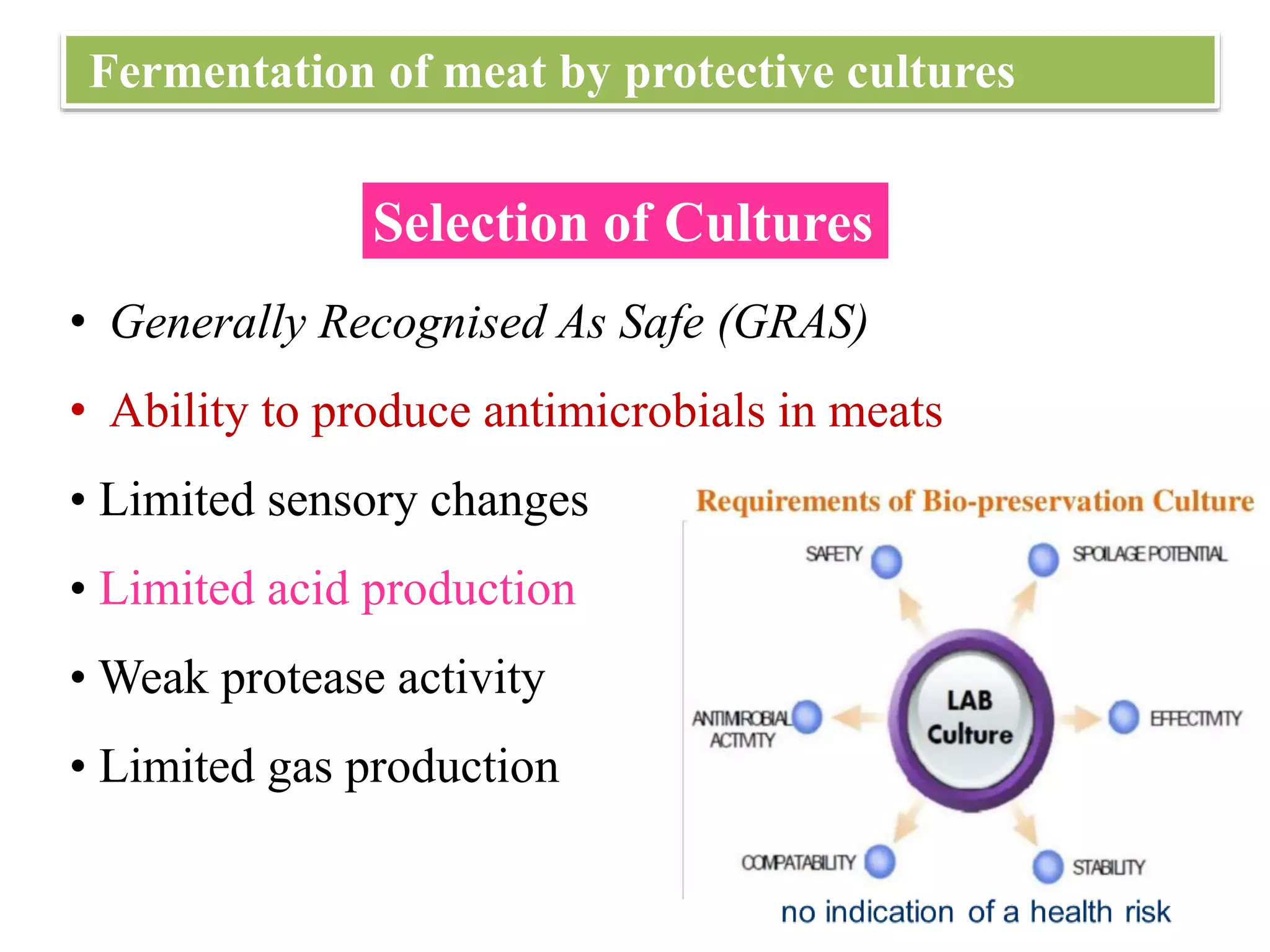 Bio preservation of Meat and Meat products | PPTX