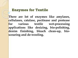 Bio processing of textiles - Rafsan | PPTX
