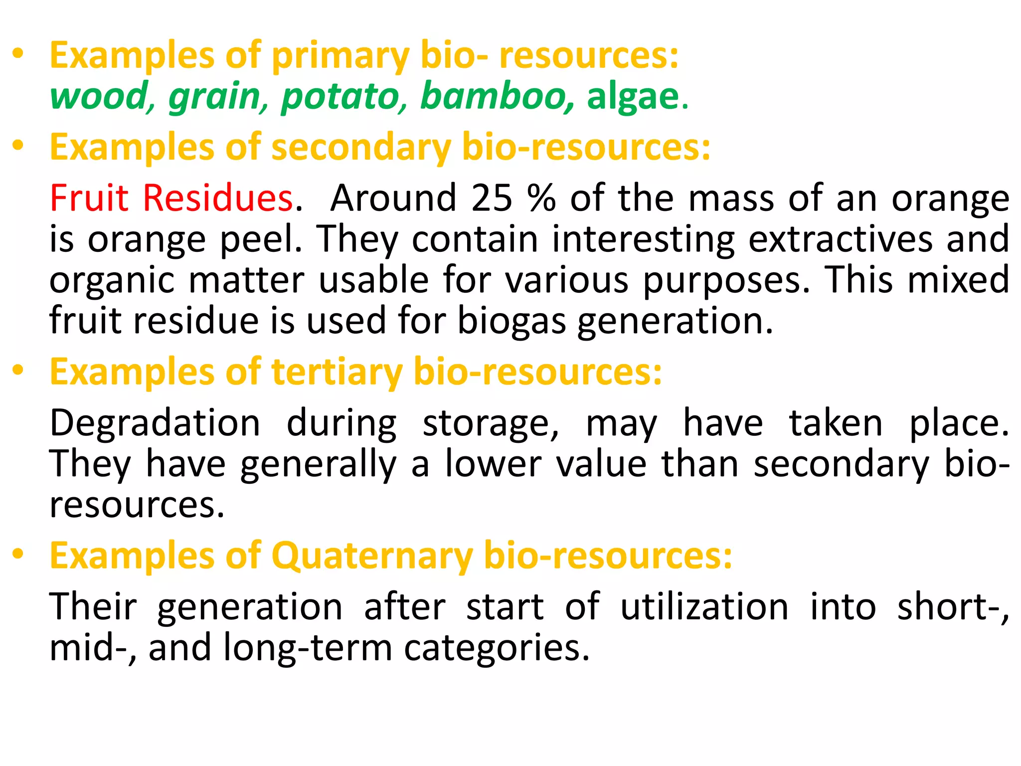 Bio resources | PPTX