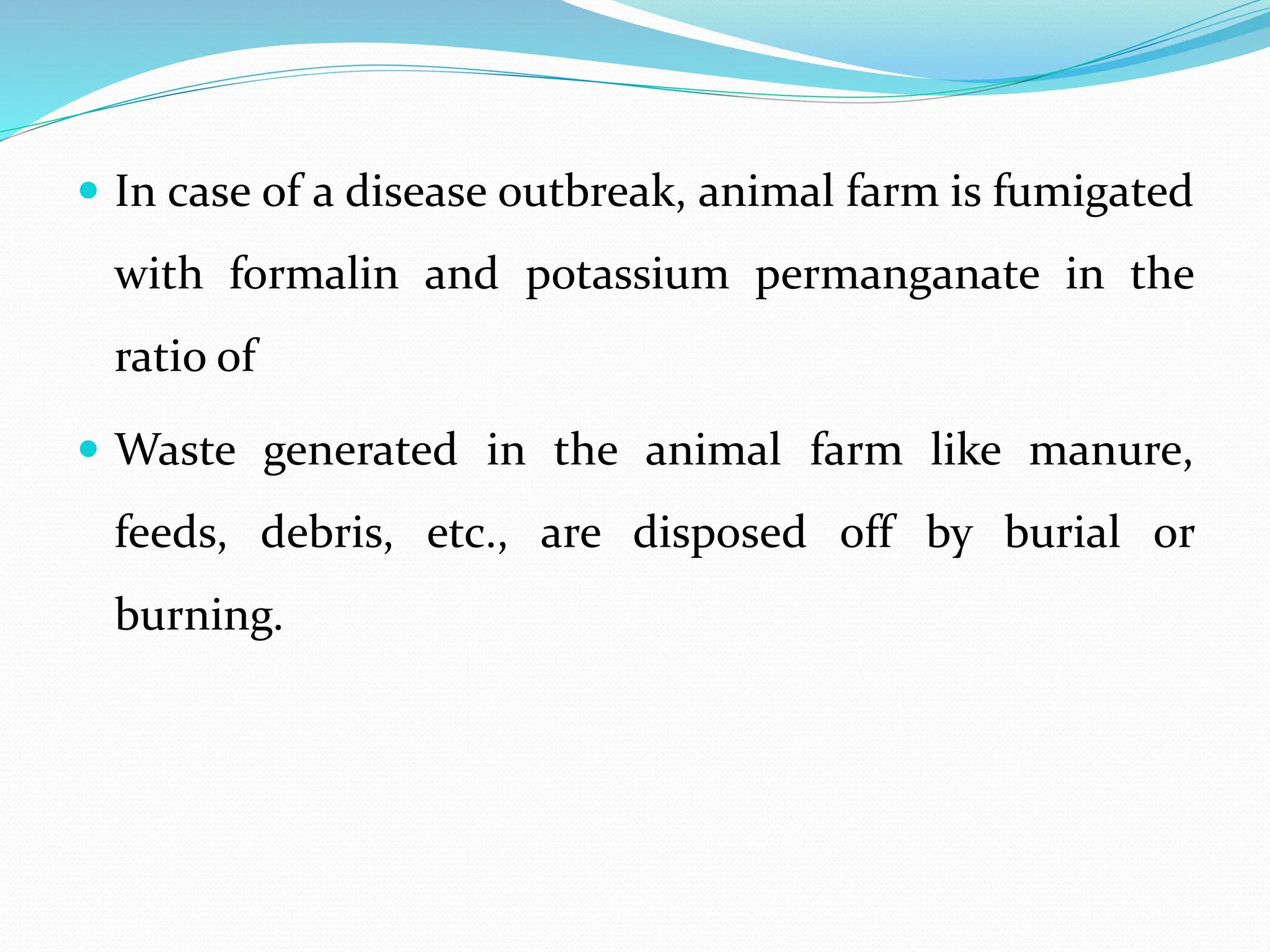 BIOSECURITY MEASURES OF DAIRY FARM MANAGEMENT | PDF