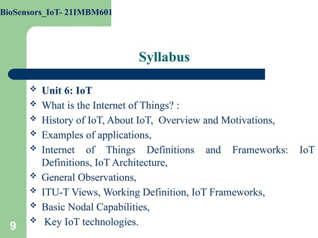 Bio-Sensors_IoT first unit of syllabus.pptx