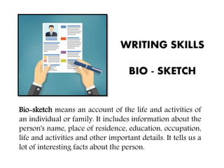 Bio sketch | PPTX
