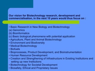 Bio technology parks | PPT