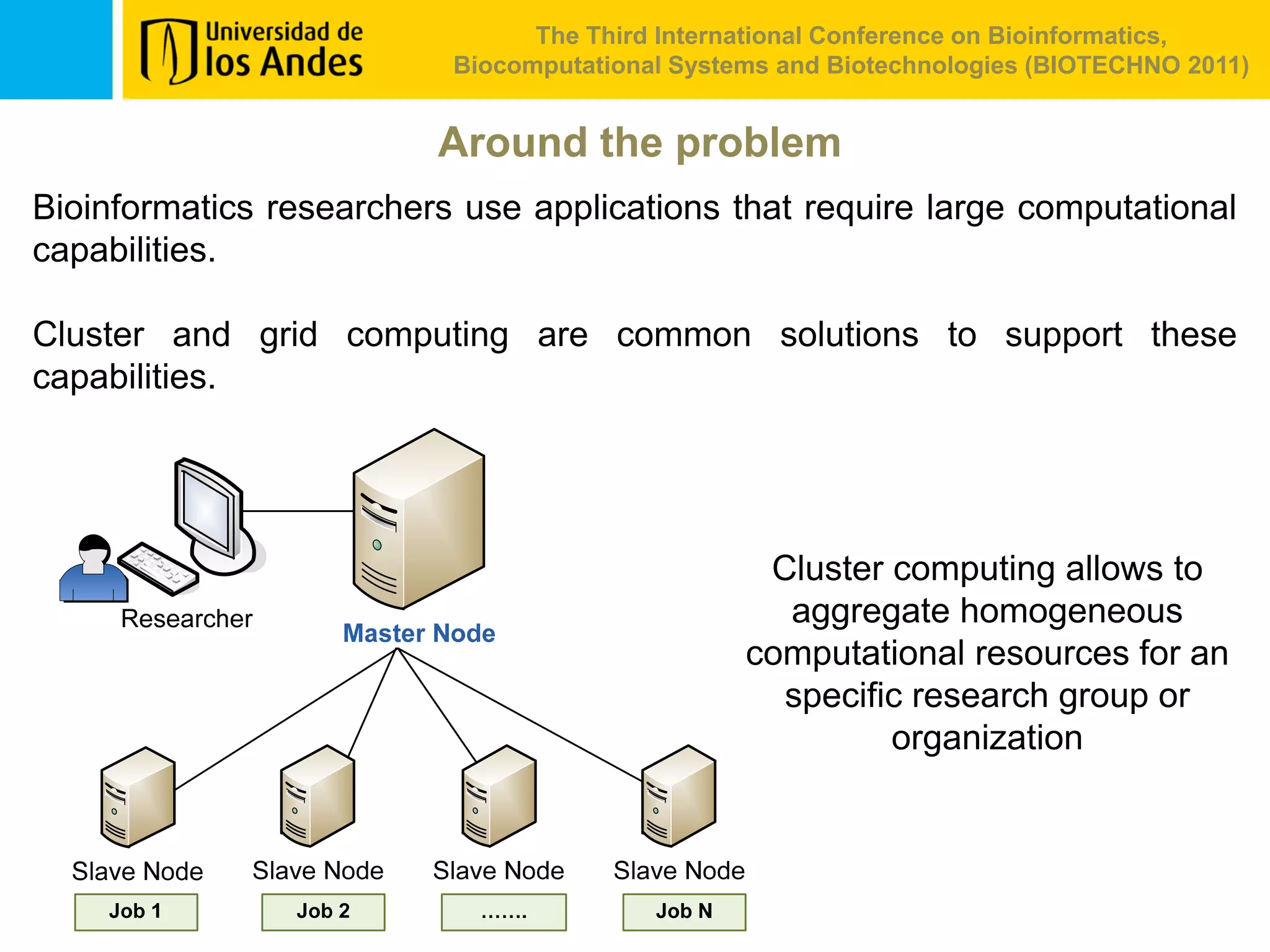 Bio-UnaGrid: Easing bioinformatics workflow execution | PDF