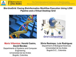 Bio-UnaGrid: Easing bioinformatics workflow execution | PDF