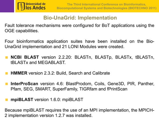 Bio Unagrid Easing Bioinformatics Workflow Execution Ppt