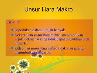 Biologi unsur hara | PPT