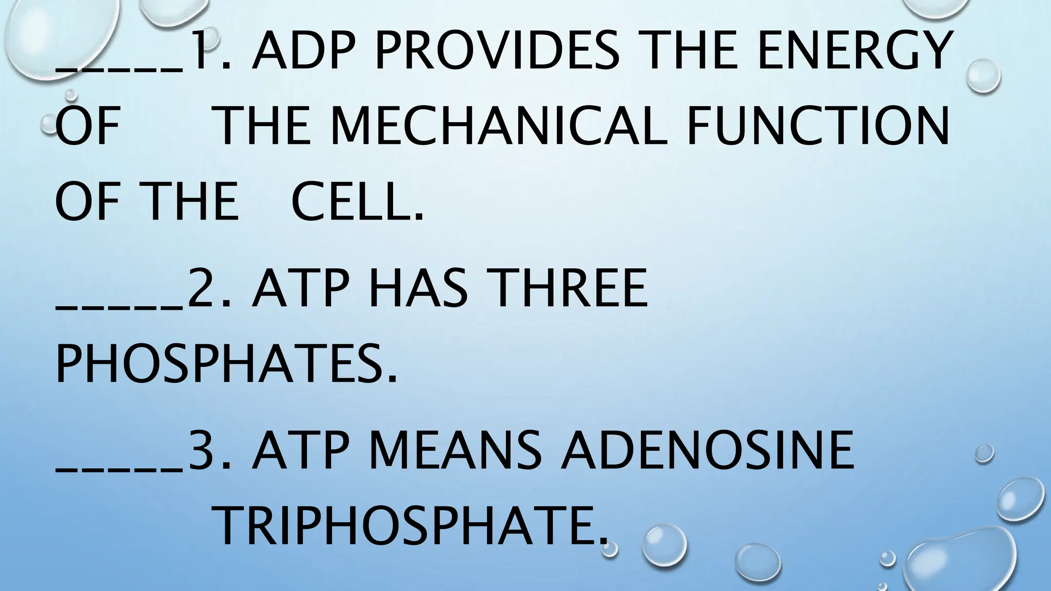 General Biology Q2- Module 1 ATP and ADP | PPTX | Chemistry | Science