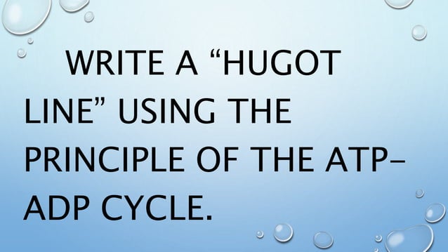 General Biology Q2- Module 1 ATP and ADP | PPTX | Chemistry | Science