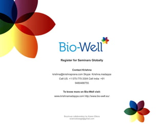 OM: Advanced Bio-Well Practical Hands on Training - Feb.5-6-7/2016 | PPT