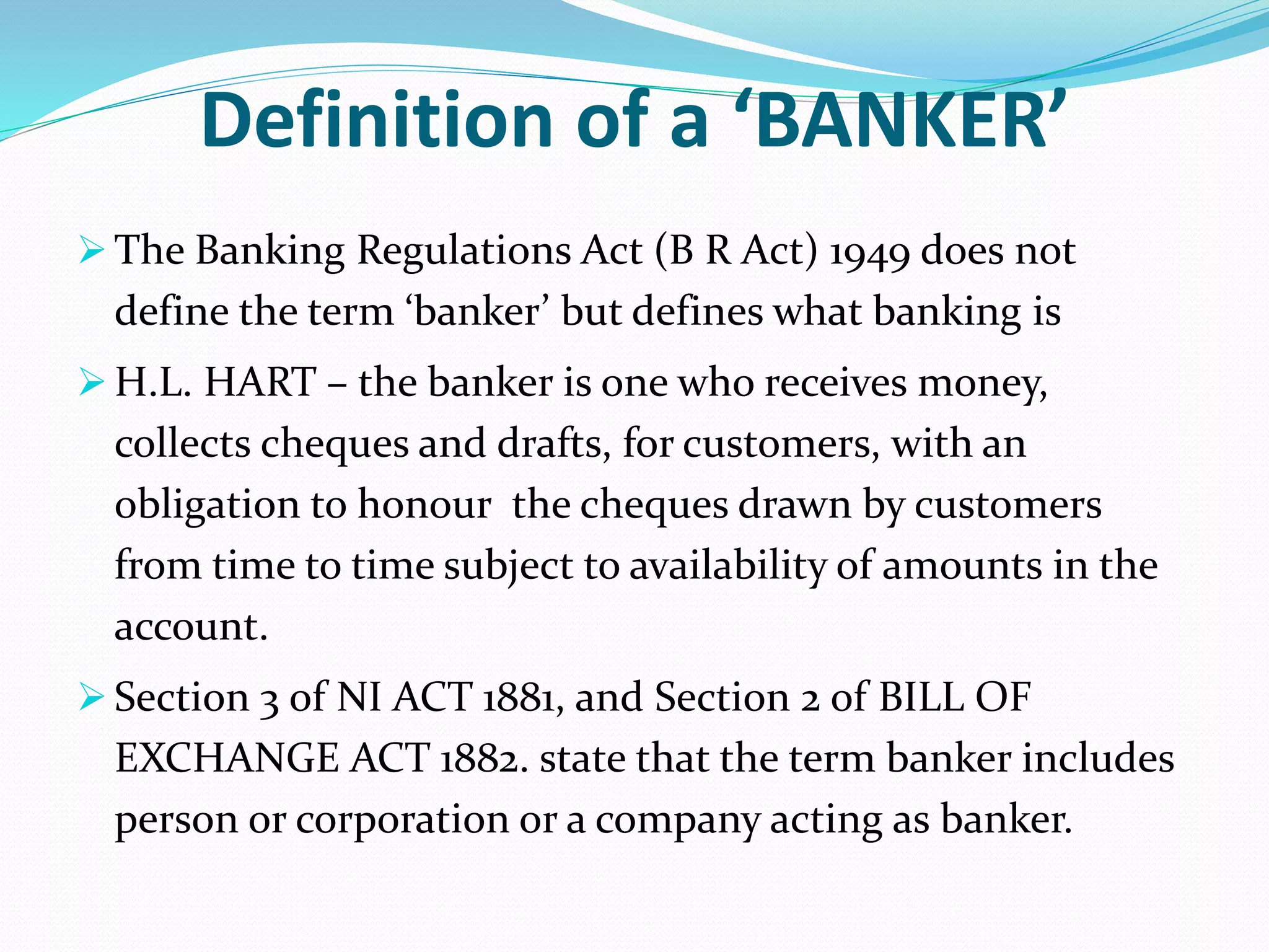 Banker & Cuctomer Relationship | PPTX