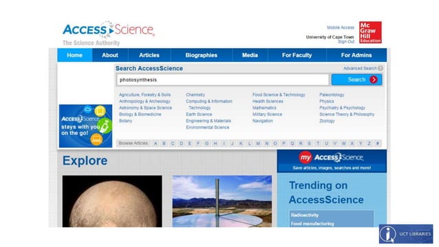 AccessScience - McGraw Hill Education online reference | PPTX
