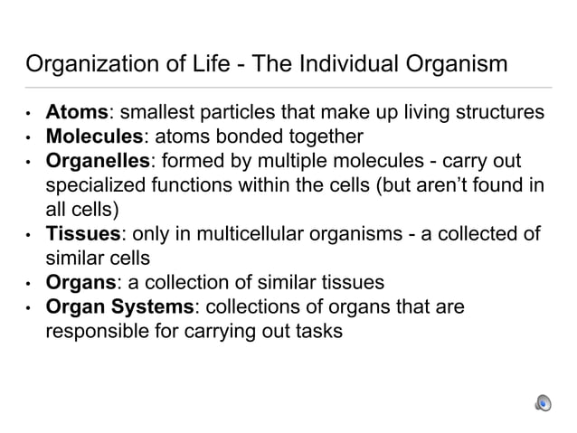 Bio 101 chapter 1- the scientific study of life part 1 narrated | PPTX ...
