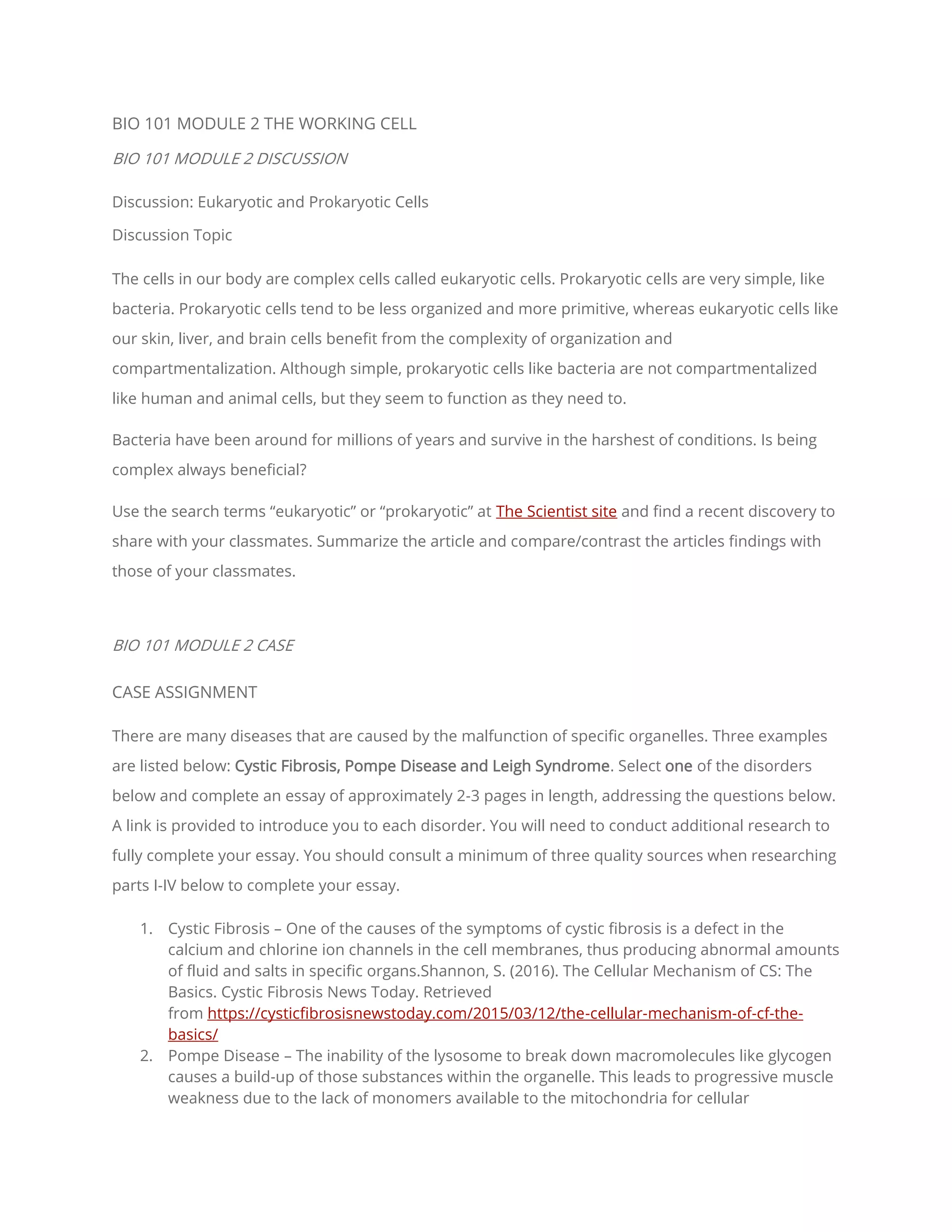 BIO 101 INTRODUCTION TO BIOLOGY TUI | PDF