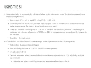 BIO102: Saturation Index | PDF