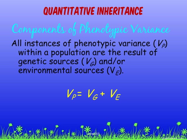 Genetics: Quantitative Inheritance | PDF | Genetics | Science