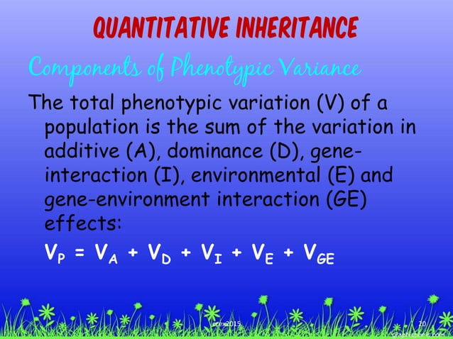 Genetics: Quantitative Inheritance | PDF | Genetics | Science