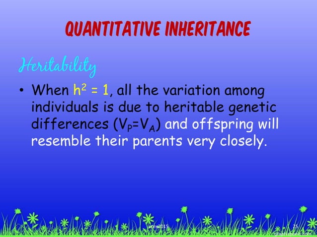 Genetics: Quantitative Inheritance | PDF | Genetics | Science