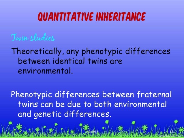 Genetics Quantitative Inheritance genetics-quantitative-inheritance