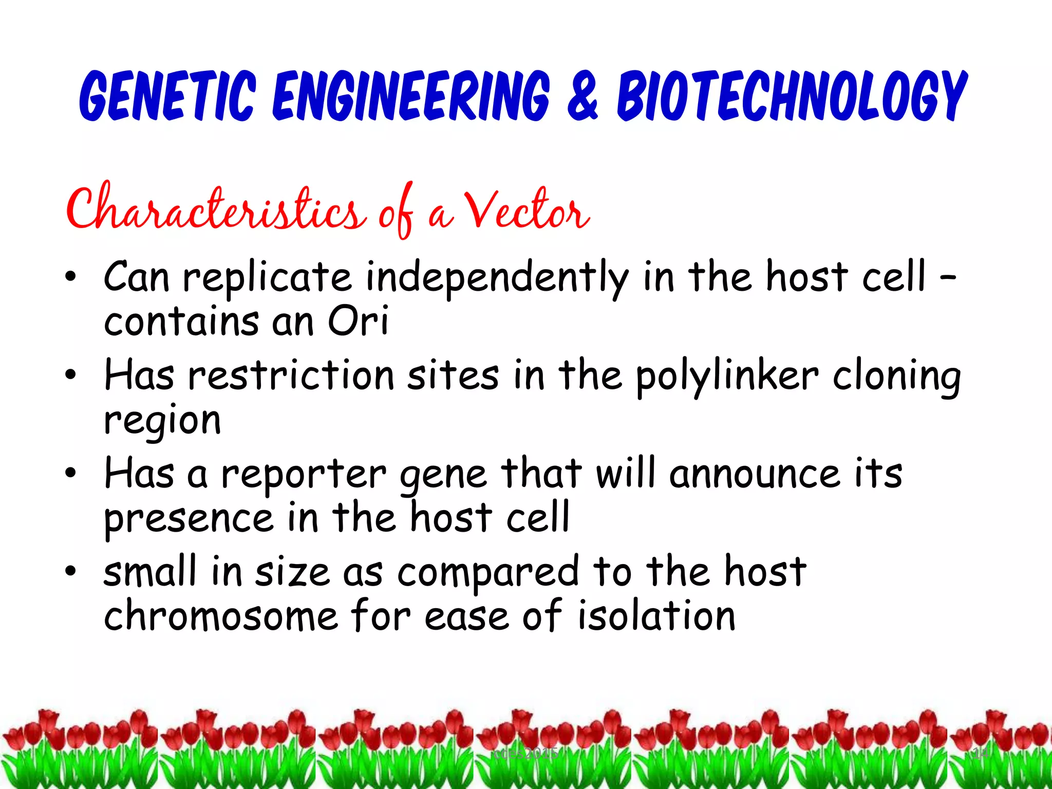 Genetic Engineering and Biotechnology | PDF
