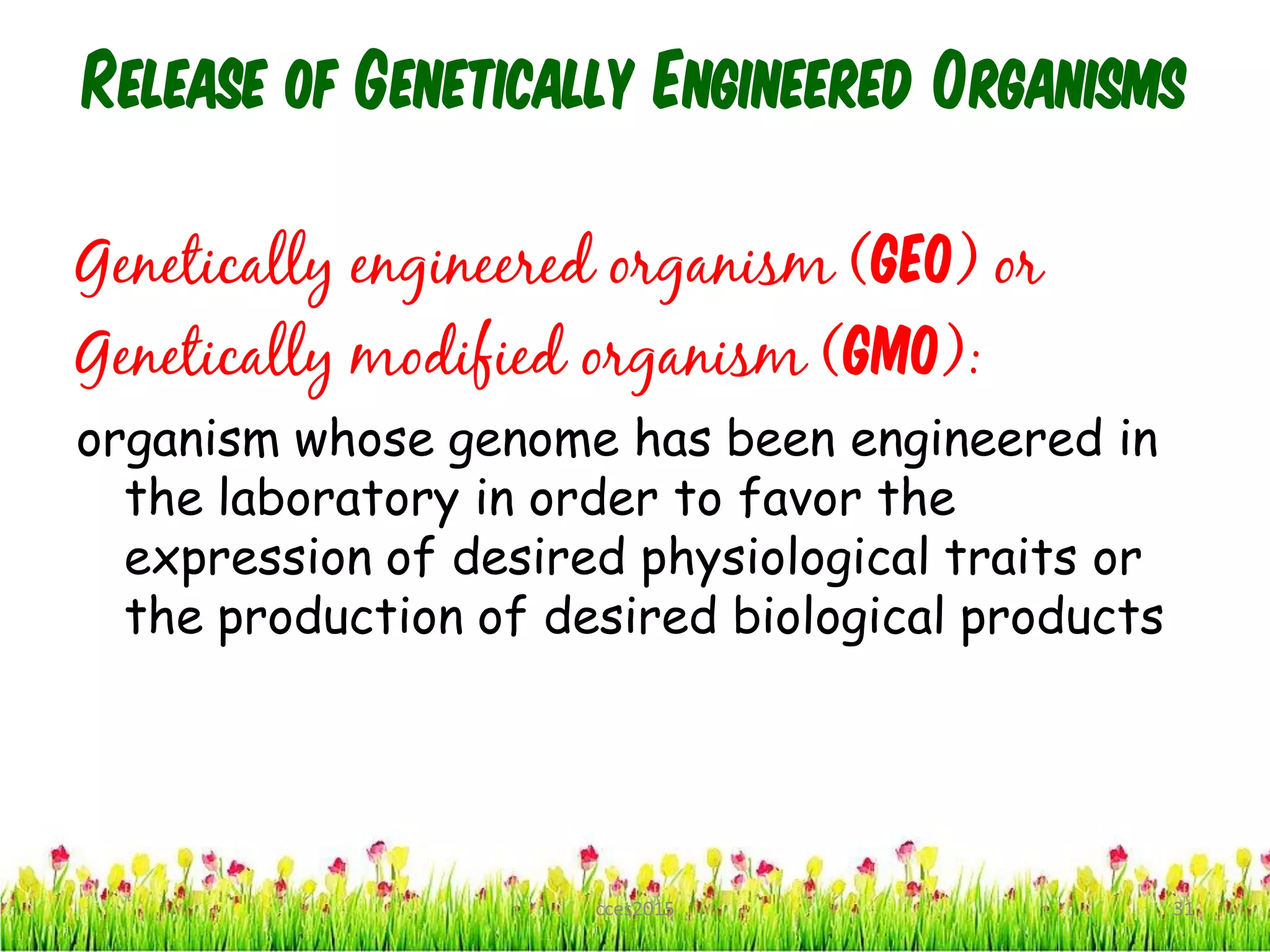 Genetic Engineering and Biotechnology | PDF
