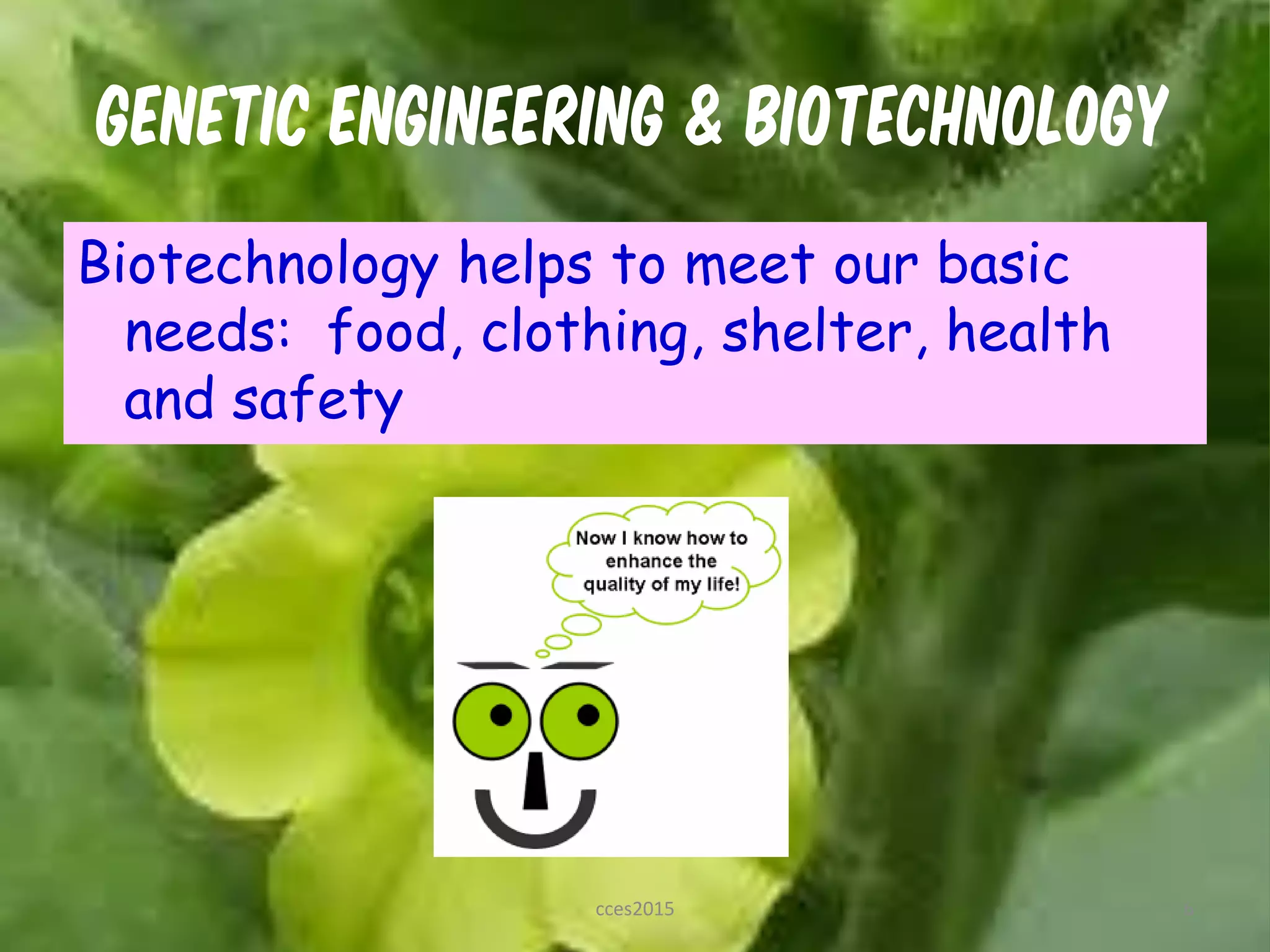 Genetic Engineering and Biotechnology | PDF