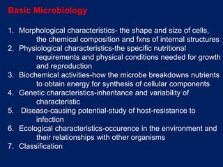 Bio 127 lec 1 Microbiology: Topic Introduction, History | PPTX