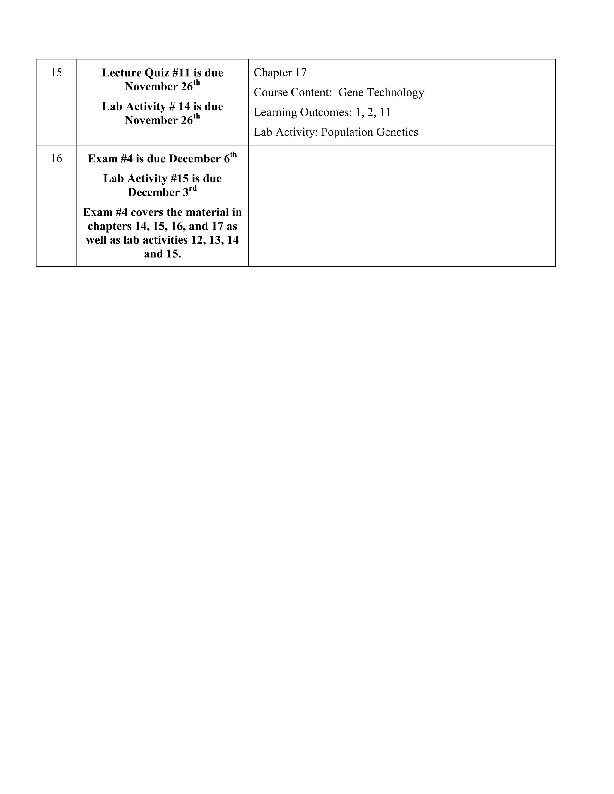 Bio 181 Syllabus Fall 2013 Online Docx