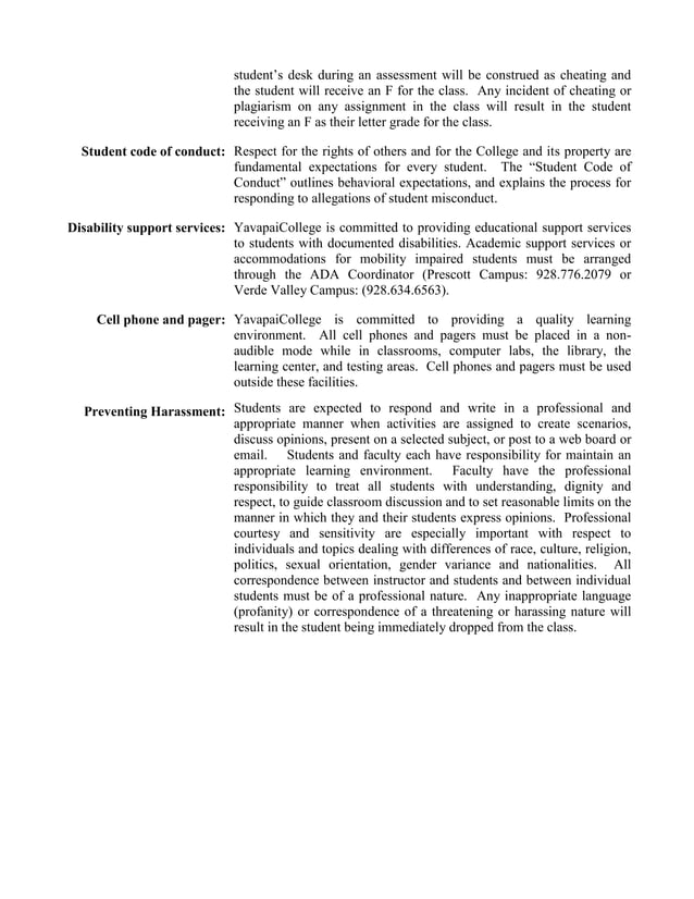 Bio 181 syllabus spring 2014 | PDF