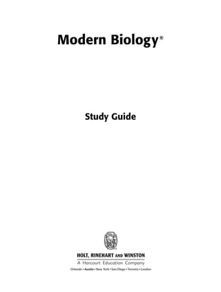Modern Biology | PDF