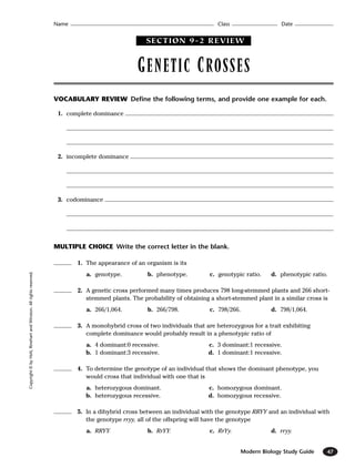 Modern Biology | PDF
