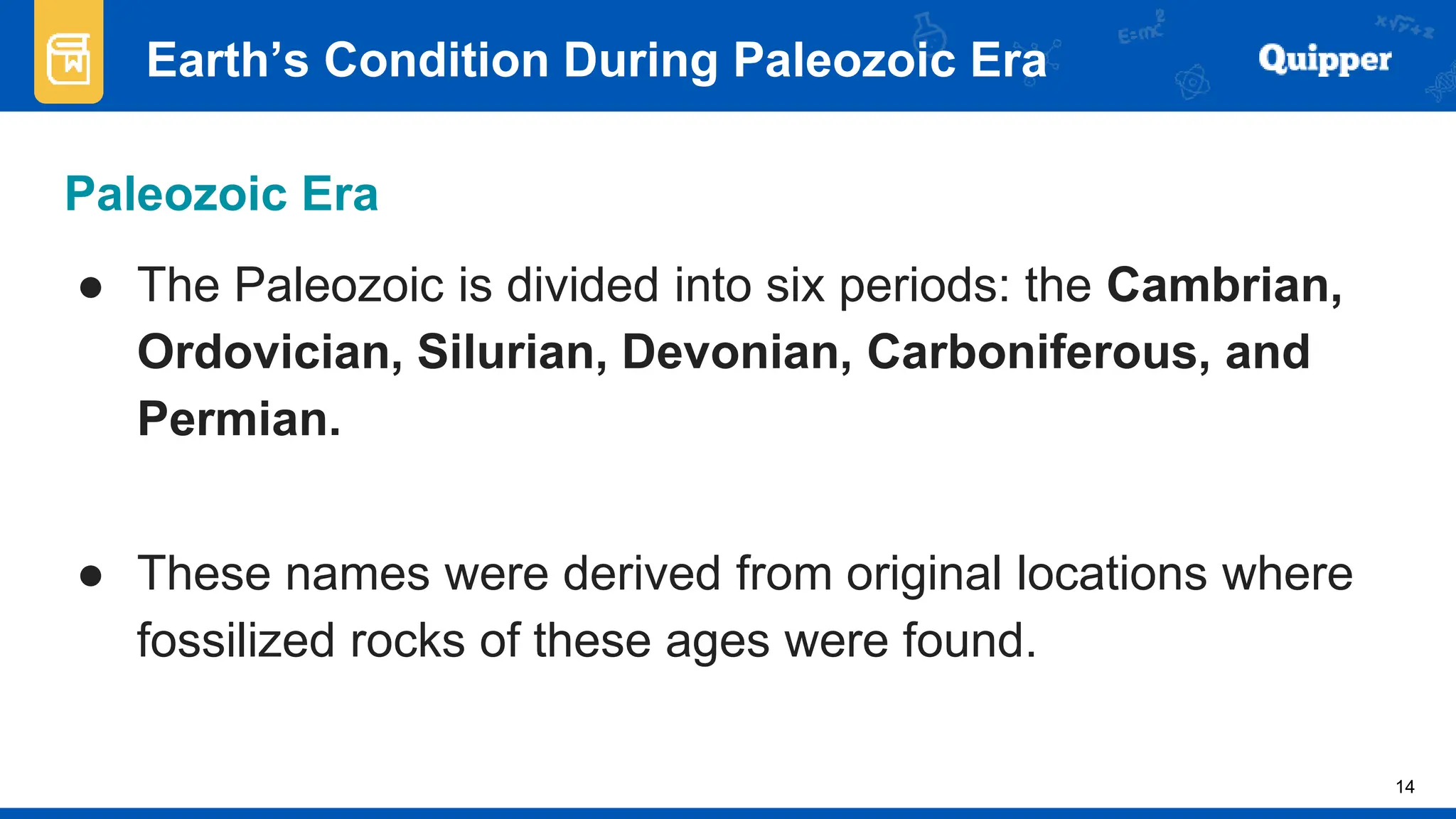 Life during the Precambrian and Paleozoic Period | PPTX