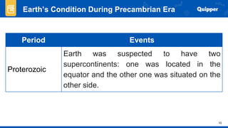 Life during the Precambrian and Paleozoic Period | PPTX