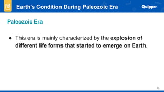 Life during the Precambrian and Paleozoic Period | PPTX