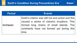 Life during the Precambrian and Paleozoic Period | PPTX