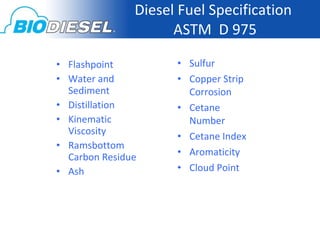 BIO2.1 Understanding Diesel Fuel | PPT