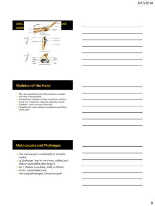 Bio 201 chapter 8 lecture | PDF